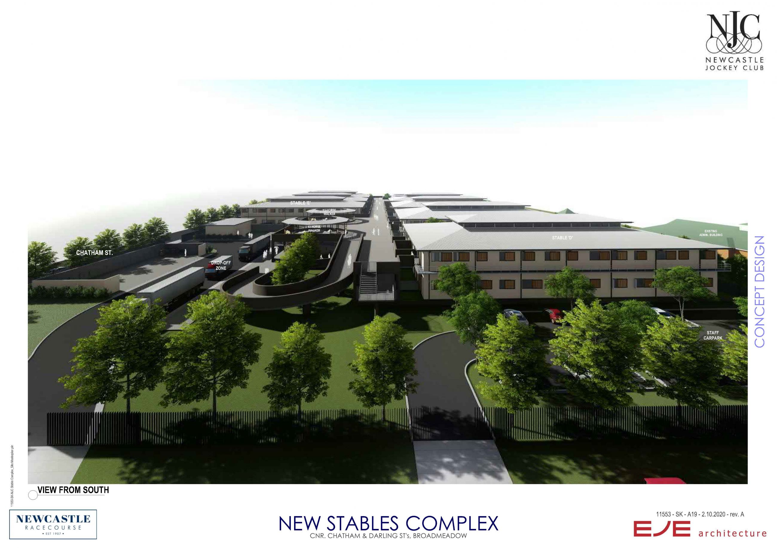 Stables Development Approved - Newcastle Racecourse